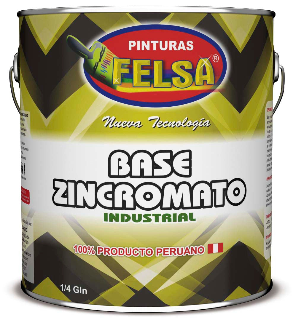 Base Zincromato INDUSTRIAL Felsa – CORPORACION PAINTS GRIMS SAC